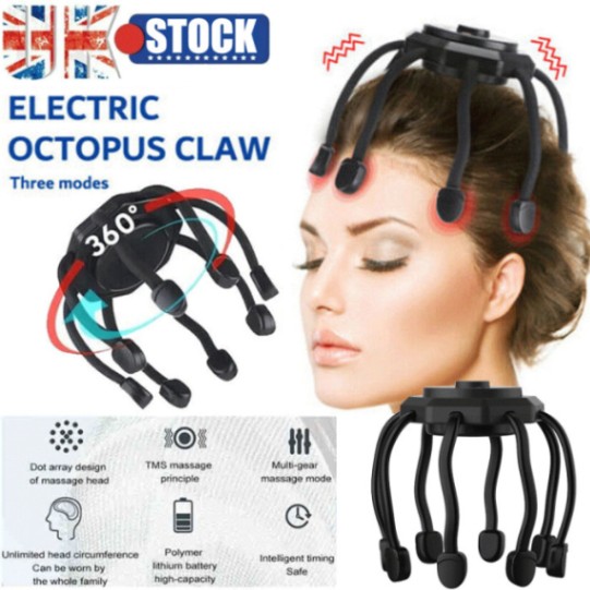 Head Octopus Massager Therapy Device