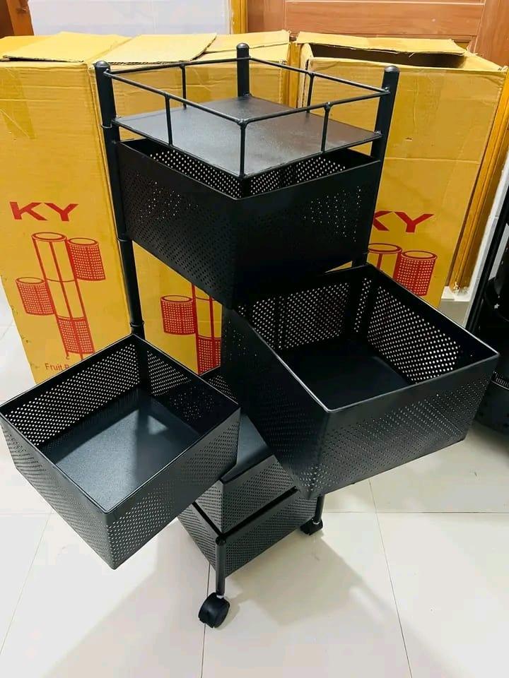 5 Layer Square Shape Kitchen Rack