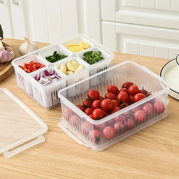 6 Grid Fridge Storage Box
