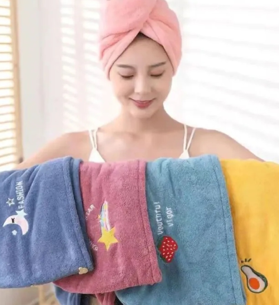High quality Magic Shower Cap Soft Microfiber Girls Hair Towel Super ...